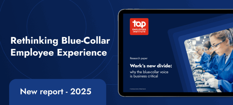 Top Employers Institute Launches Blue Collar Report